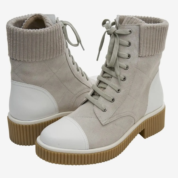 Vaneli | Shoes | New Vaneli Mage Quilted Lace Up Combat Boots | Poshmark